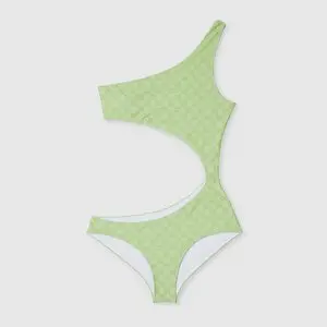 Gucci Gg Stretch Jersey Swimsuit - Green