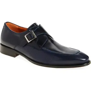 Mezlan Pego Monk Strap Shoe - Blue
