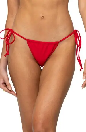 EDIKTED Buffie Bikini Bottom - Red