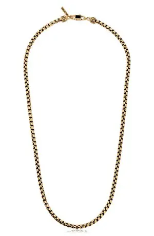 MR. ETTIKA Ettika Box Chain Necklace - Brass