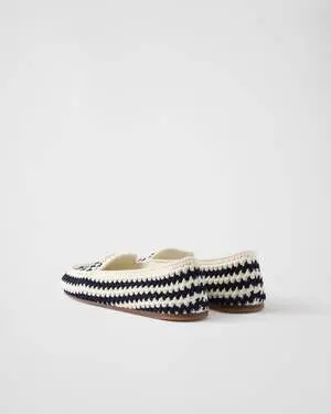 Prada Crochet Loafers