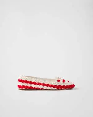 Prada Crochet Loafers