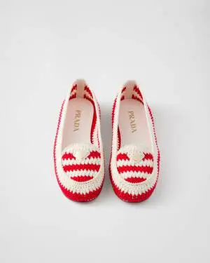 Prada Crochet Loafers