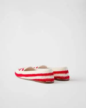 Prada Crochet Loafers