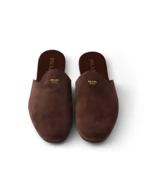 Prada Suede Mules
