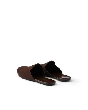 Prada Suede Mules
