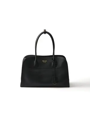 Prada Leather Tote Bag - Black