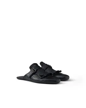 Prada Fringe Slides Slipper