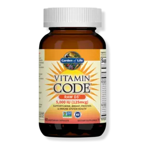 GARDEN OF LIFE Vitamin Code Raw Vitamin D3 5,000 Iu Capsules - One-color