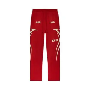 HELLSTAR Sports Double Hit Logo Sweatpant - Red