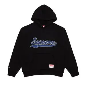 Supreme X Mitchell & Ness Ncaa Hooded Sweatshirt - Black