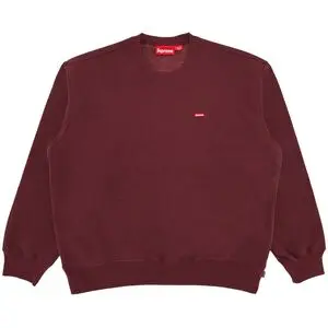 Supreme Small Box Crewneck 'maroon - Red