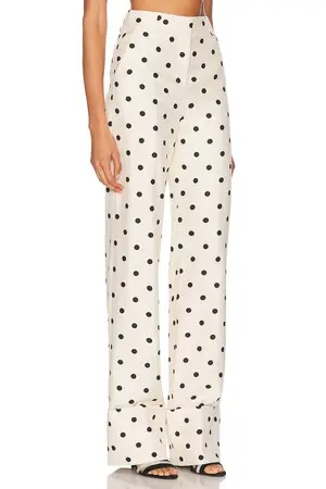 Valentino Garavani Patterned Wide Leg Pants