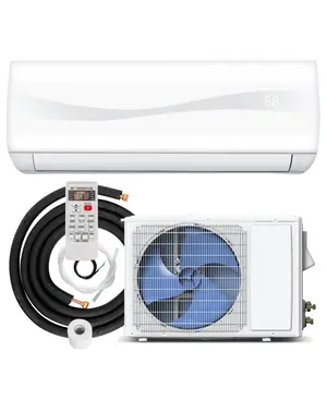 MECALE Blast Series 9000 Btu 17 Seer2 208-230v Ductless Mini Split Air Conditioner And Heater - White