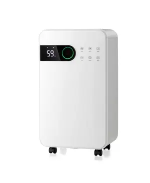 VOLENCA 32 Pints Dehumidifier With Sleep Mode And 24h Timer For Home Basement - White