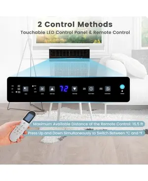 MECALE 10000 Btu Window Air Conditioner With Handy Remote
