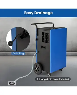 VOLENCA 215 Pints 8000 Sq.ft Commercial Dehumidifier For Home And Basement With 24h Timer