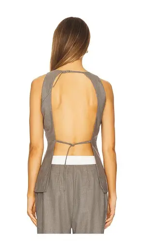 EAVES Myah Halterneck Top