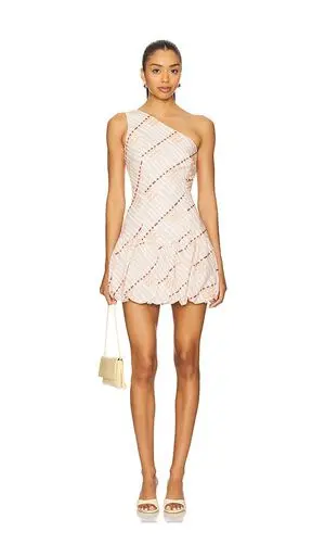 SNDYS. X Revolve Briella One Shoulder Mini Dress - Blush
