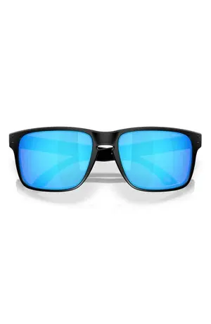 Oakley 61mm Rectangular Sunglasses - Matte Black