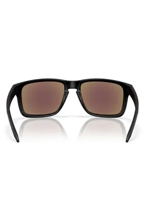 Oakley 61mm Rectangular Sunglasses - Matte Black