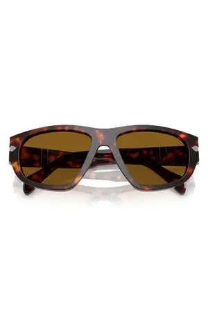 Persol 55mm Irregular Sunglasses