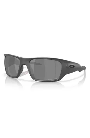 Oakley 60mm Prizm™ Polarized Rectangular Sunglasses - Grey