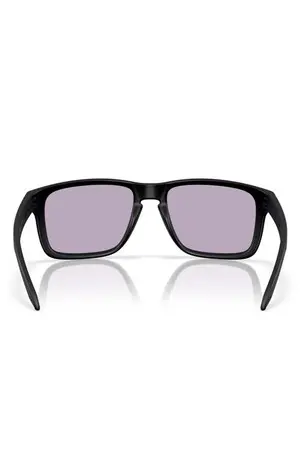 Oakley 61mm Prizm™ Polarized Rectangle Sunglasses - Matte Black