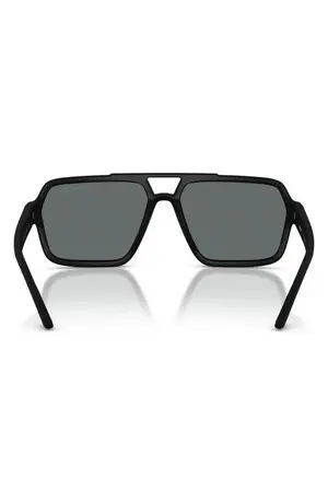 Prada 59mm Polarized Pilot Sunglasses