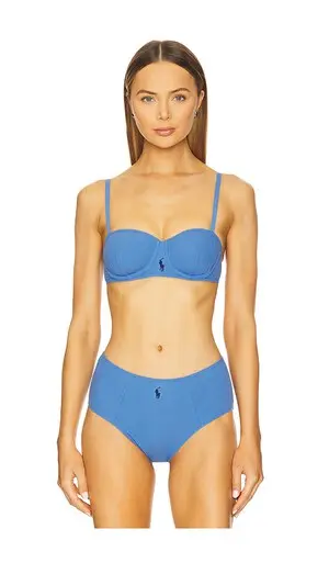 Polo Ralph Lauren Unlined Balconette In Blue - Summer Blue