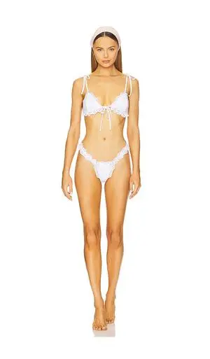 For Love & Lemons Daisy Eyelet Bikini Bottom
