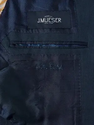 J. MUESER Waverly Slim-fit Linen Suit Jacket