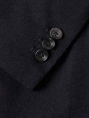 <OL TYPE=A"" START=""10""> <LI>MUESER</LI> </OL>"" Waverly Wool-hopsack Blazer - Blue
