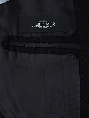 <OL TYPE=A"" START=""10""> <LI>MUESER</LI> </OL>"" Waverly Wool-hopsack Blazer - Blue