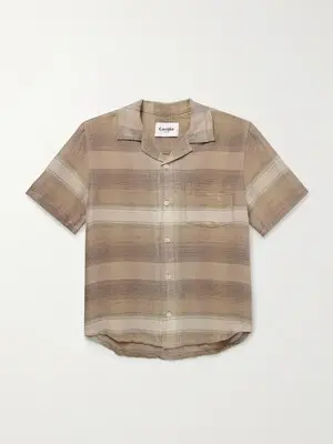 CORRIDOR Asheville Convertible-collar Checked Shirt