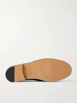 Bottega Veneta Astaire Knot-detailed Leather Loafers - Black