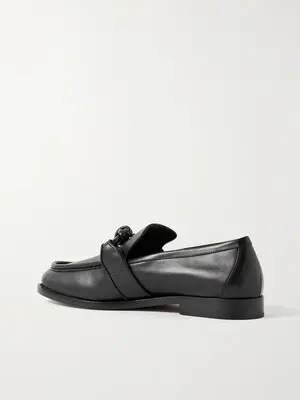 Bottega Veneta Astaire Knot-detailed Leather Loafers - Black