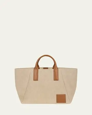 WE-AR4 The Riviera Canvas Tote Bag - Dark Sand