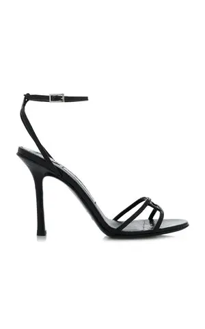 JIMMY CHOO 1998 Leo Leather Sandals - Black