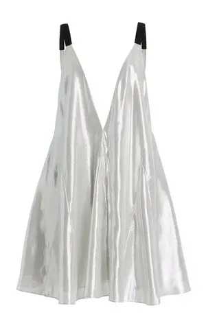TEMILY Parachute Silk Mini Dress