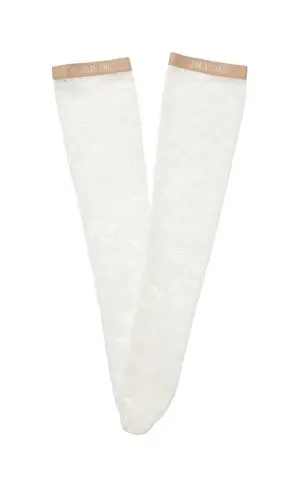 VALENTINO Lace Knee-High Socks