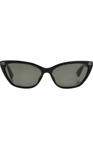 Gucci Cat-eye Acetate Sunglasses - Black
