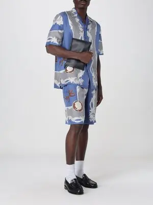 Versace Printed Shorts - Blue
