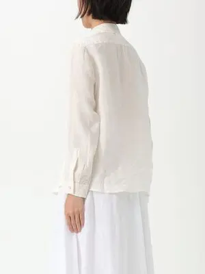 120% Lino Button-down Shirt - Milk