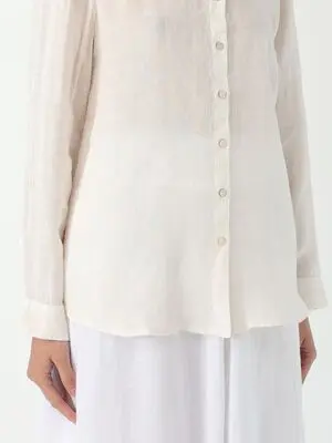 120% Lino Button-down Shirt - Milk