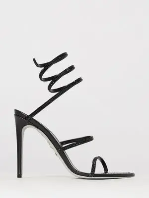 Rene Caovilla Heeled Sandal - Black