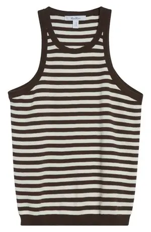 Max Mara Arnes Sweater Tank - Coffee