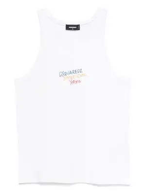 Men's Dsquared2 White Tops