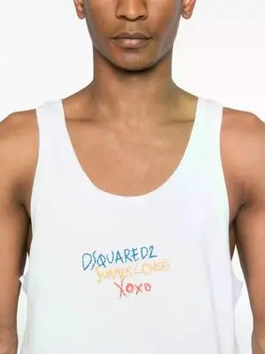 Dsquared2 Logo-embroidered Tank Top
