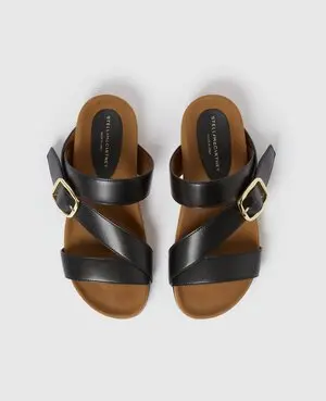 Stella McCartney Gaia Backless Buckle Sandals